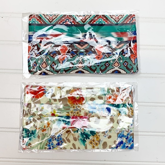 Johnny Was | Accessories | Johnny Was Two Face Masks Floral Tribal ...